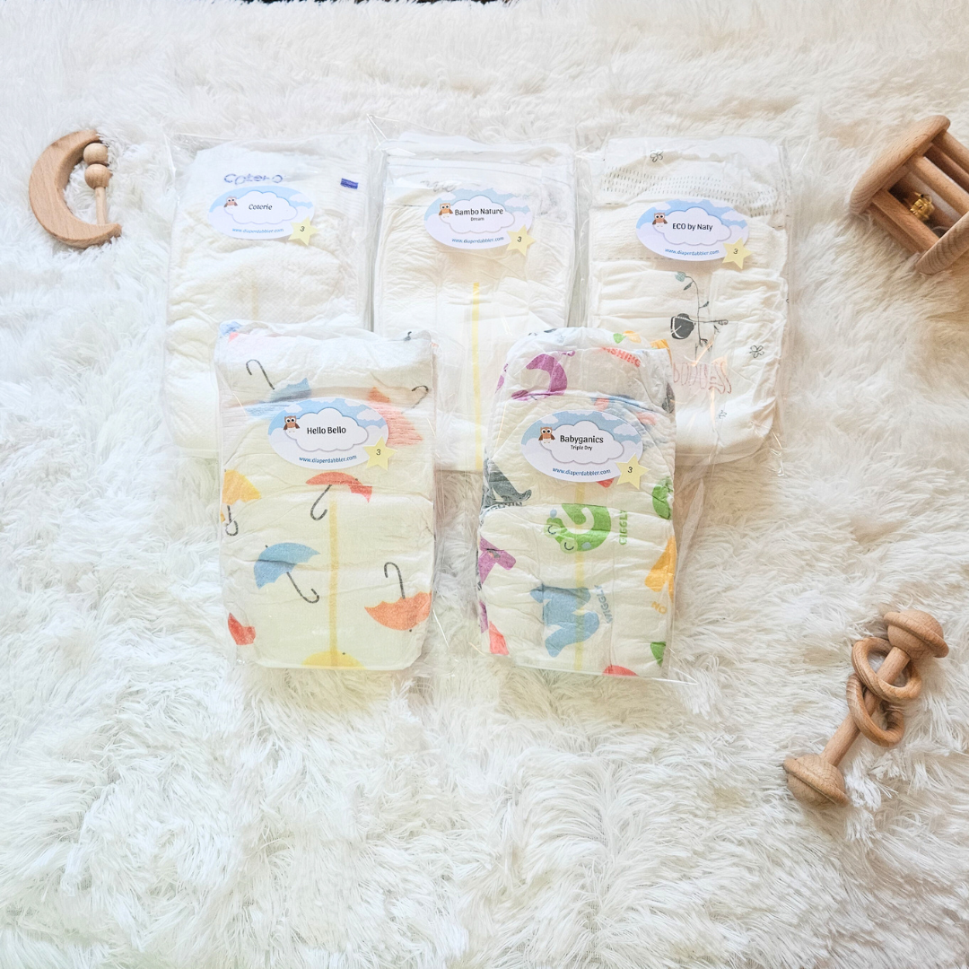Mother Earth Diaper Variety Pack size 3 - Diaper Dabbler