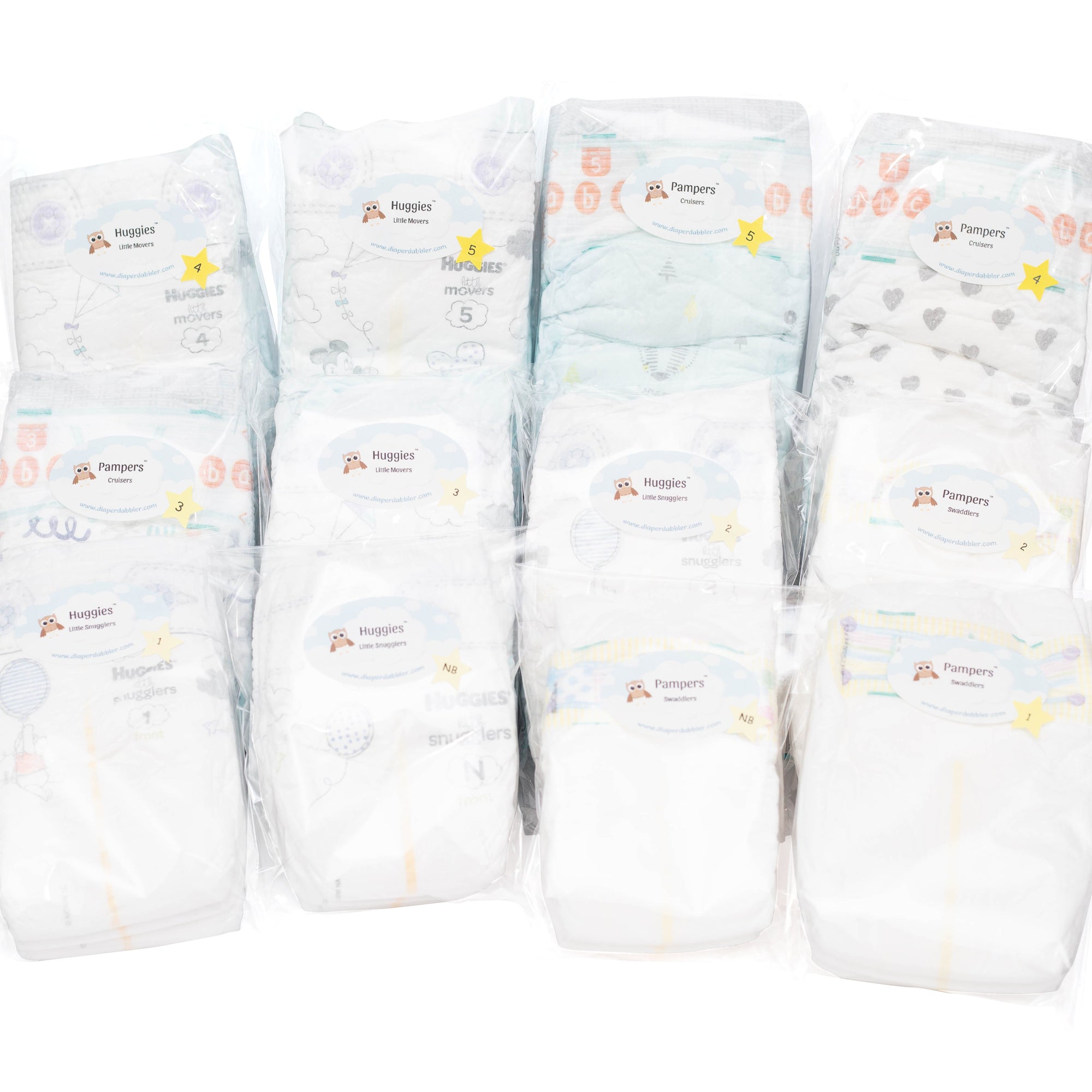 Caregivers Choice Diaper Sampler Pack - Diaper Dabbler