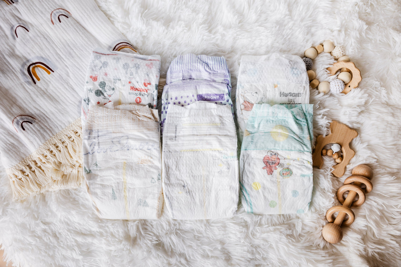 Size 1 Diaper Sampler Packages - Diaper Dabbler