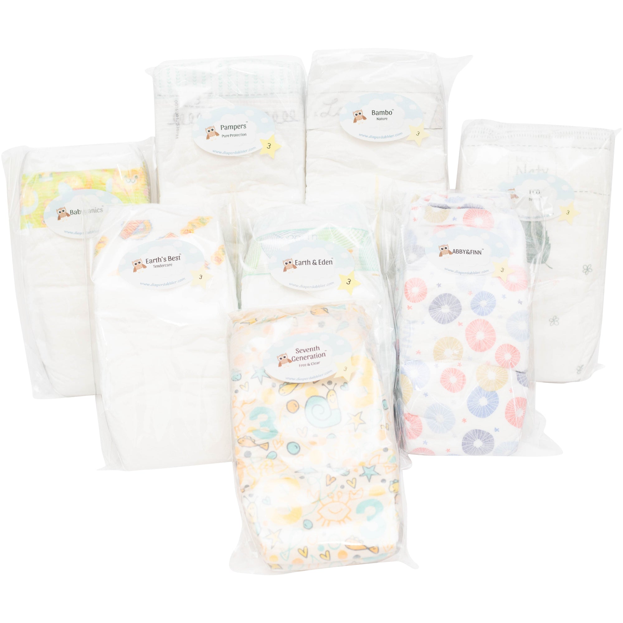 Mother Earth Diaper Variety Pack size 3 - Diaper Dabbler